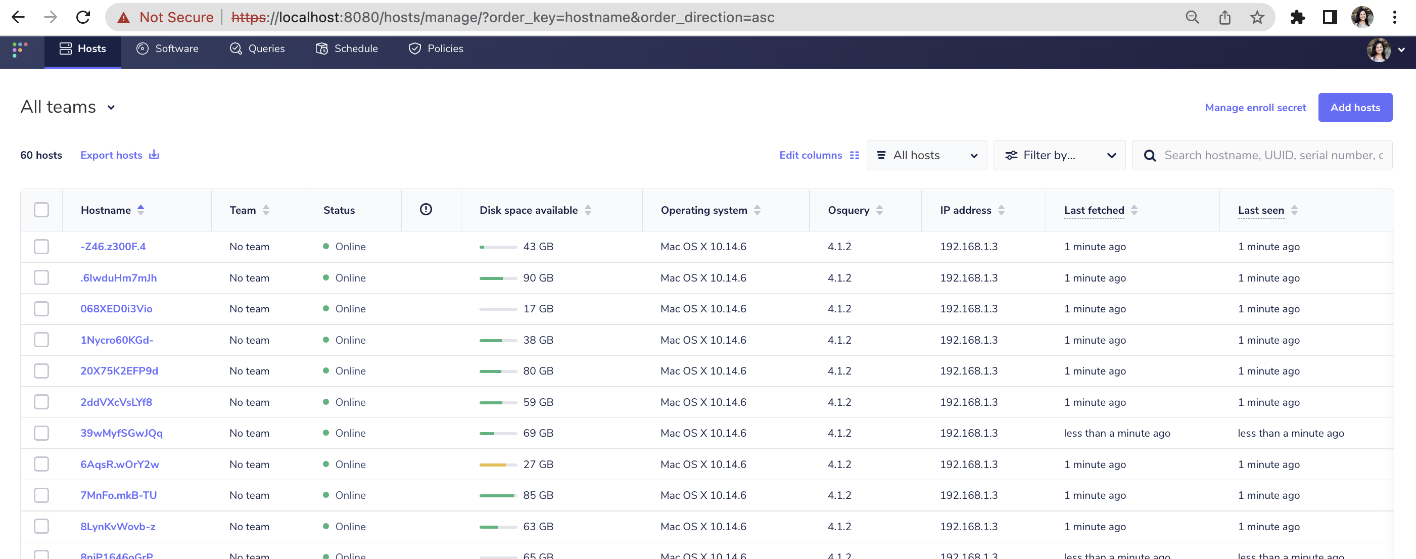 On Hosts page, replace the ! icon in the column header · Issue #8113 · fleetdm/fleet · GitHub
