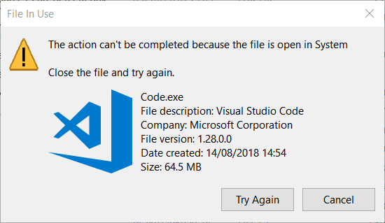 Update failing · Issue #60071 · microsoft/vscode · GitHub