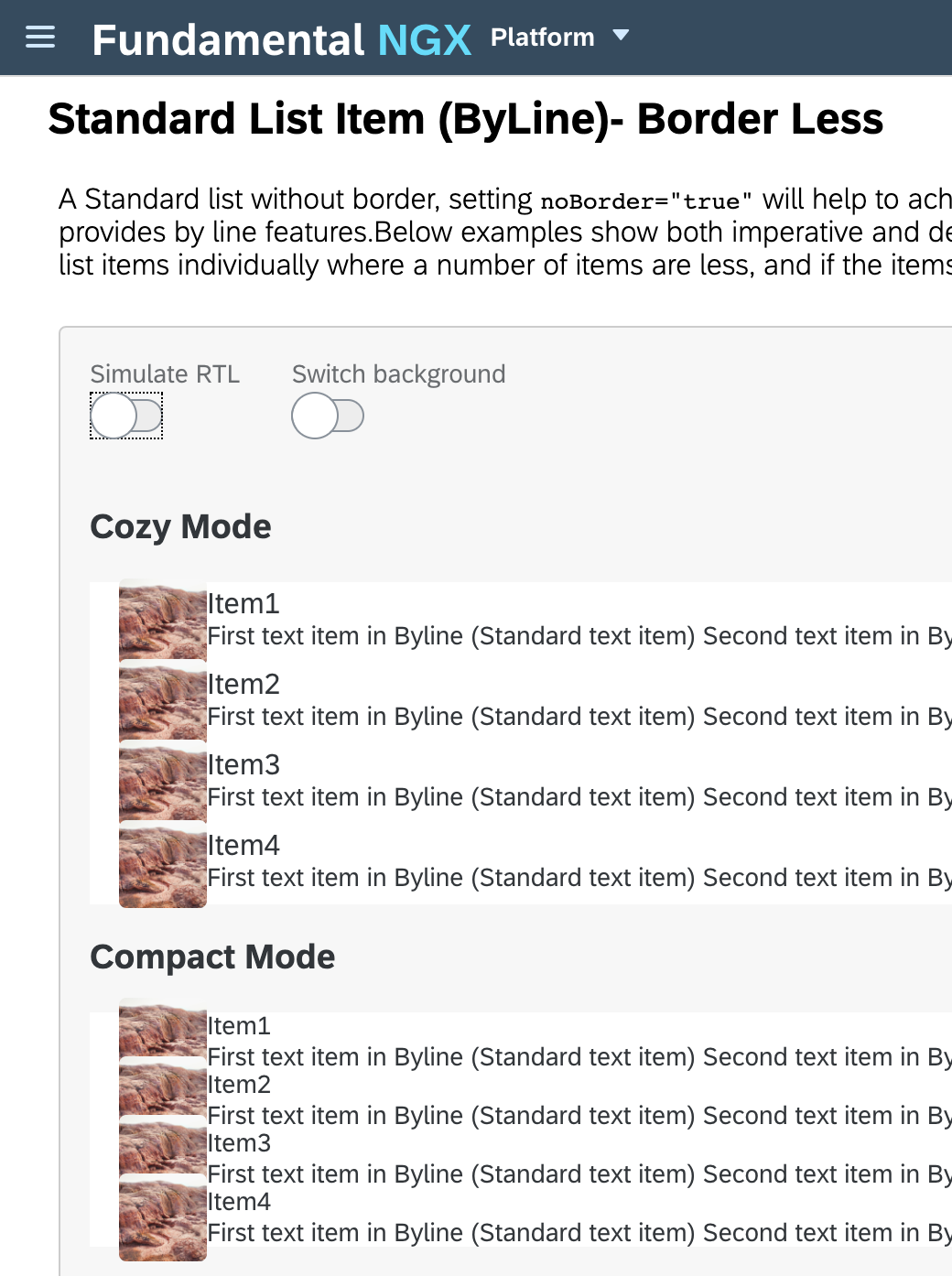 Bug Standard List Item Are Butting Up With One Another Padding And Heights Are Not Observed