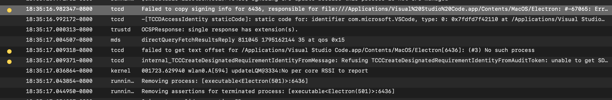 Crash on startup (OSX) · Issue #90337 · microsoft/vscode · GitHub