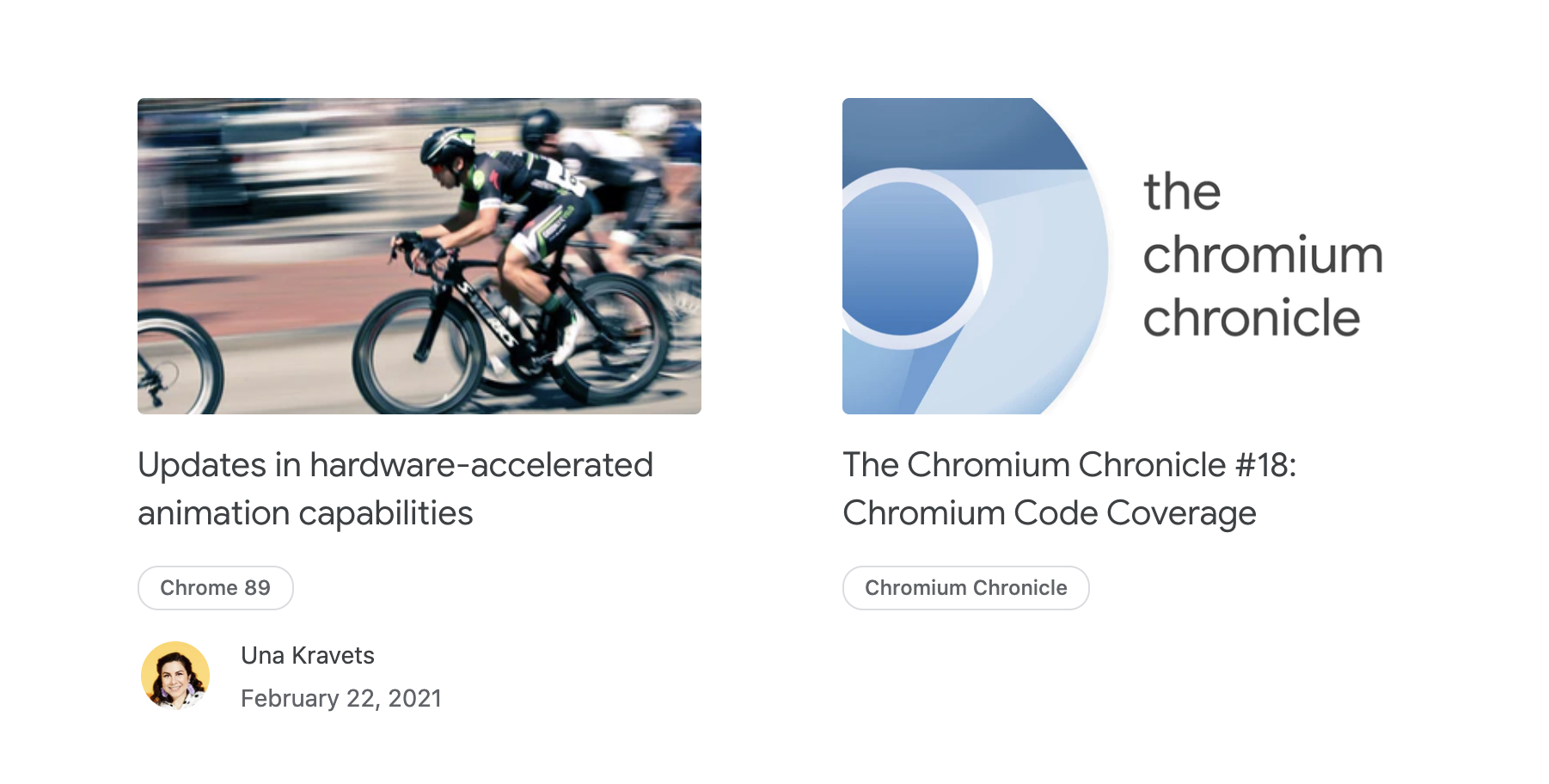 Add date to blog index page even if there's no author · Issue #496 · GoogleChrome/developer ...