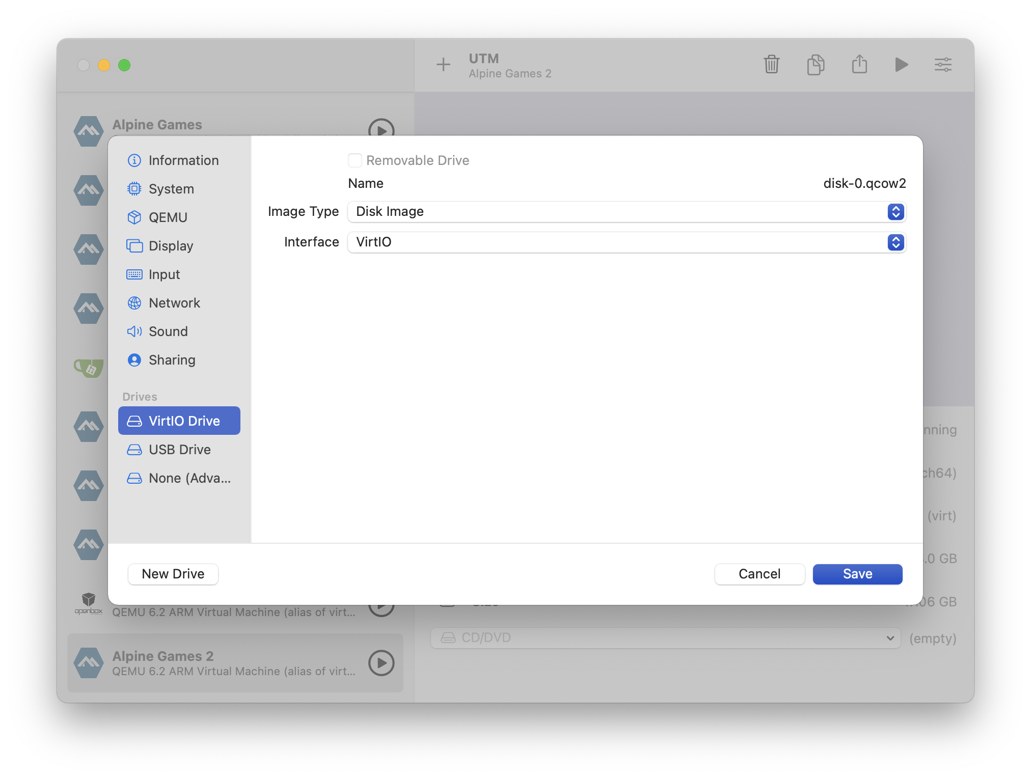 UTM 3.0.1 (Beta) has no option to delete a disk · Issue #3461 · utmapp/UTM · GitHub