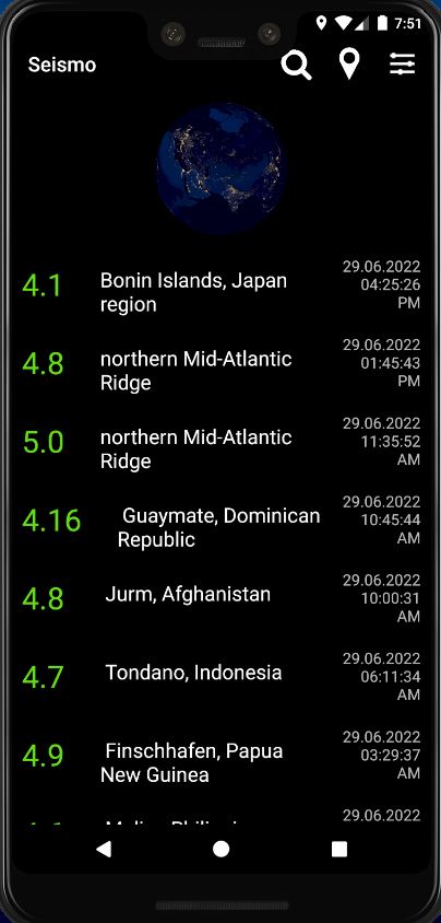 GitHub - Rithik57/Project-Seismo: earthquake alerts and details application (android)