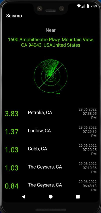 GitHub - Rithik57/Project-Seismo: earthquake alerts and details application (android)
