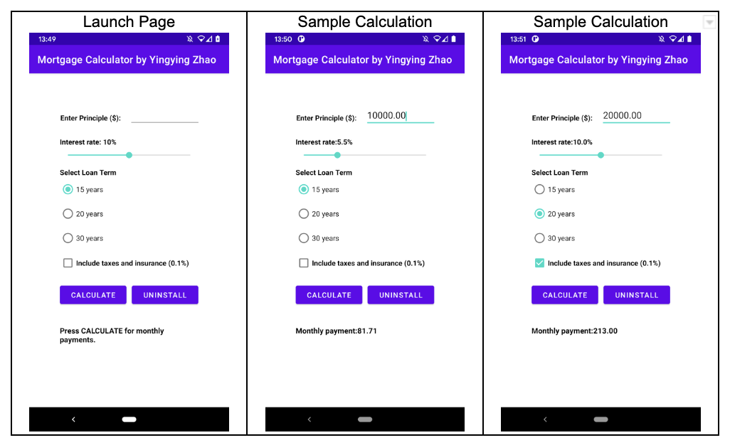 GitHub - Yinghanghang/MortgageCalculator