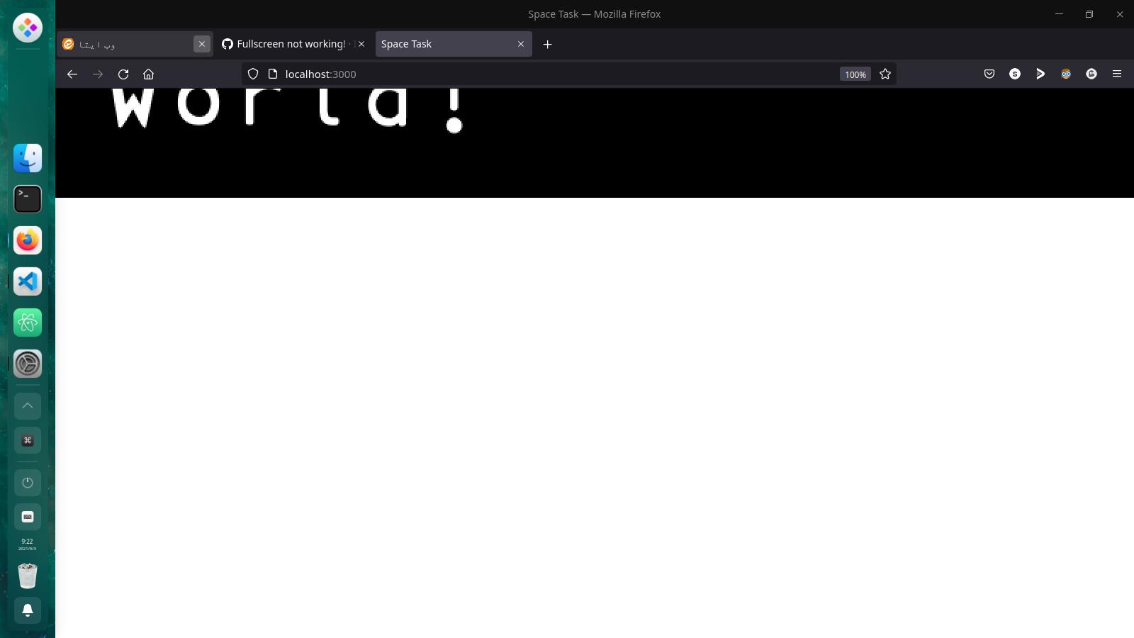 Fullscreen not working! · Issue #156 · replit/kaboom · GitHub