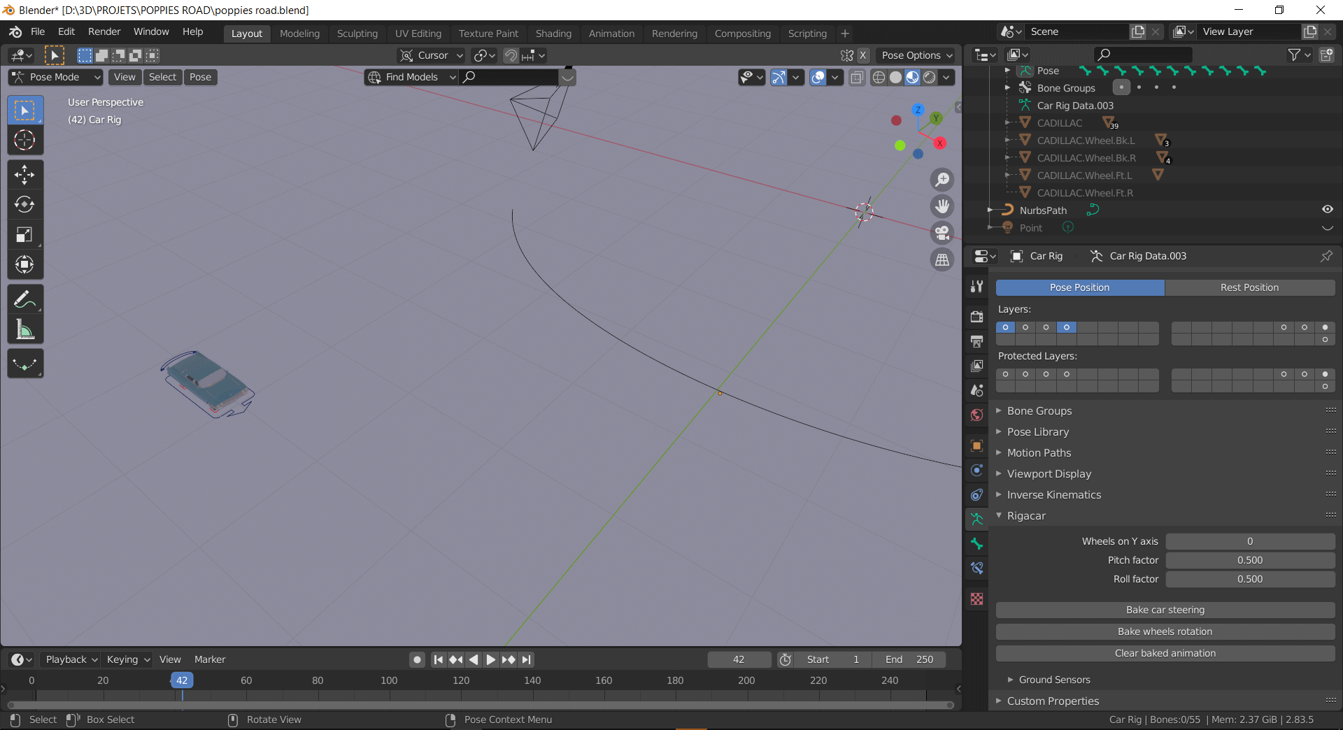 When adding follow path: Car gets pushed outside the curve · Issue #35 ...