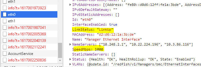 Display NIC status in Network settings tab · Issue #59 · openbmc/webui-vue · GitHub