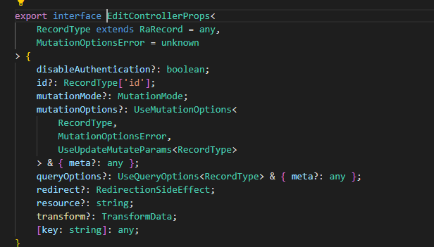 Record prop missing in EditBase/useEditController · Issue #7923 · marmelab/react-admin · GitHub