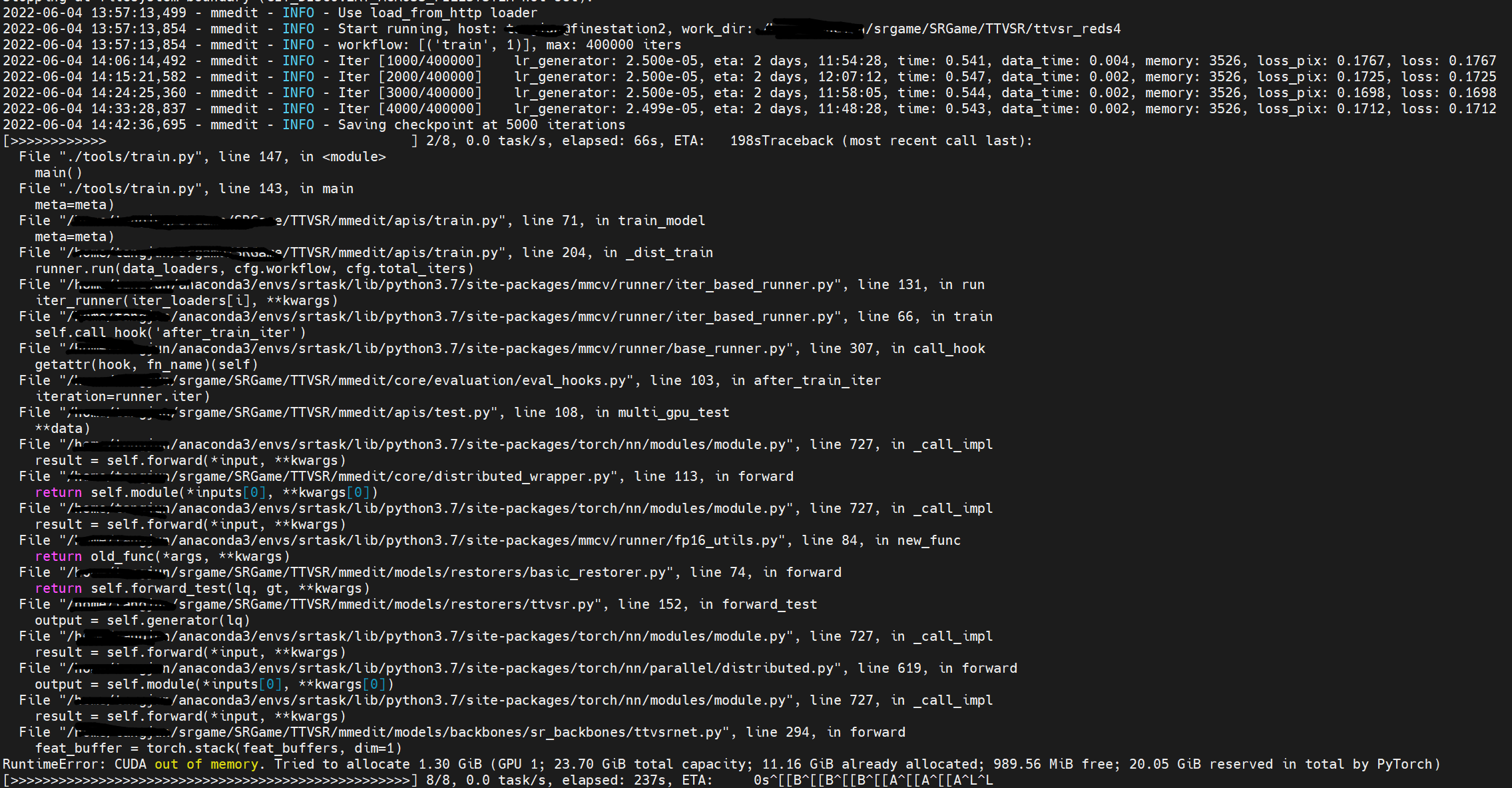 CUDA out of memory · Issue #3 · researchmm/TTVSR · GitHub