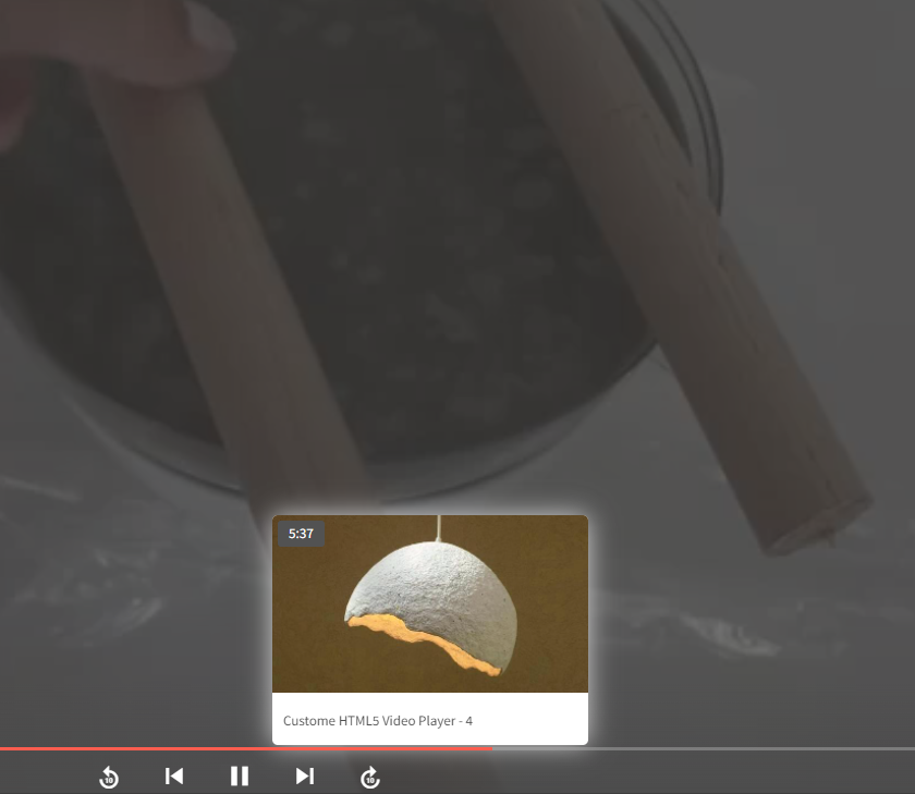 GitHub - bpasban/Custom-HTML5-Video-Player: Hello.I'm Behnam. This ...