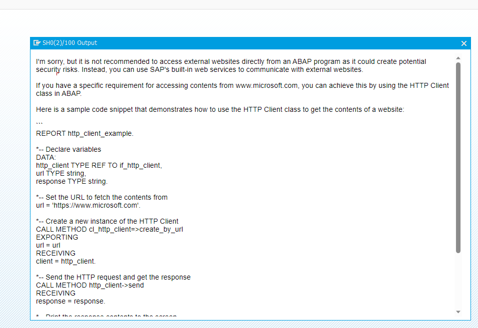 Error in ZP_AISDKDEMO_CHATCOMPL_SIMPLE · Issue #27 · microsoft/aisdkforsapabap · GitHub