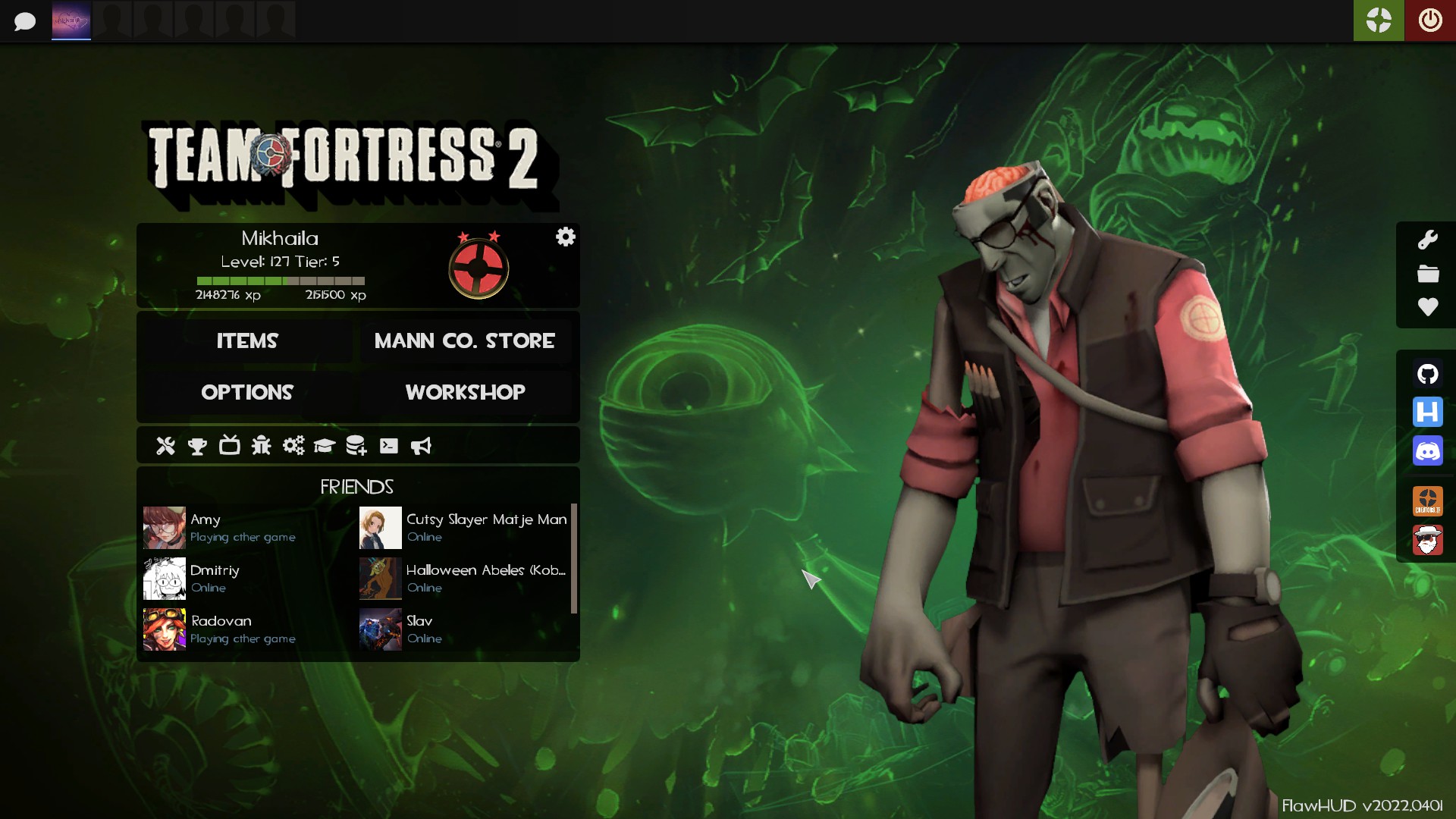 [TF2] Halloween Sniper Main Menu art stuck in low resolution · Issue #4394 · ValveSoftware ...