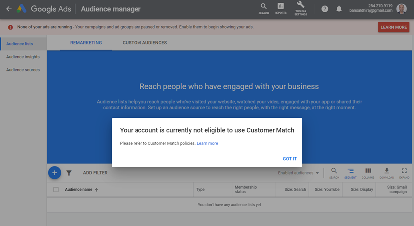 Problem while creating custom audience · Issue #204 · googleads/googleads-java-lib · GitHub