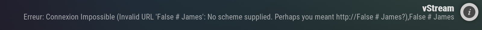 Message d'erreur sur pastebin · Issue #3975 · Kodi-vStream/venom-xbmc ...