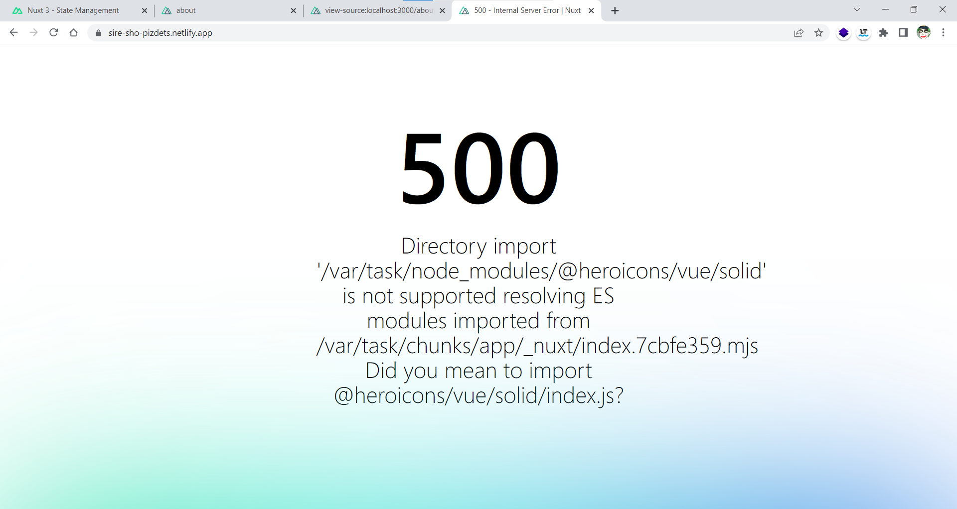 Directory import error · Issue #15036 · nuxt/nuxt · GitHub