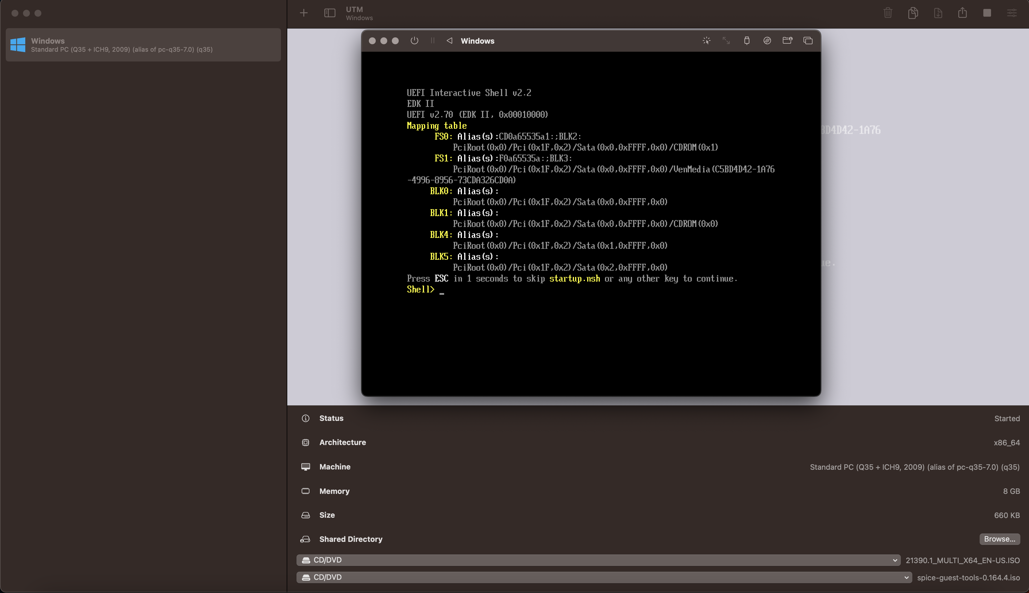 Stucked in boot UEFI, when creating a windows 10 vm. · Issue #4688 · utmapp/UTM · GitHub