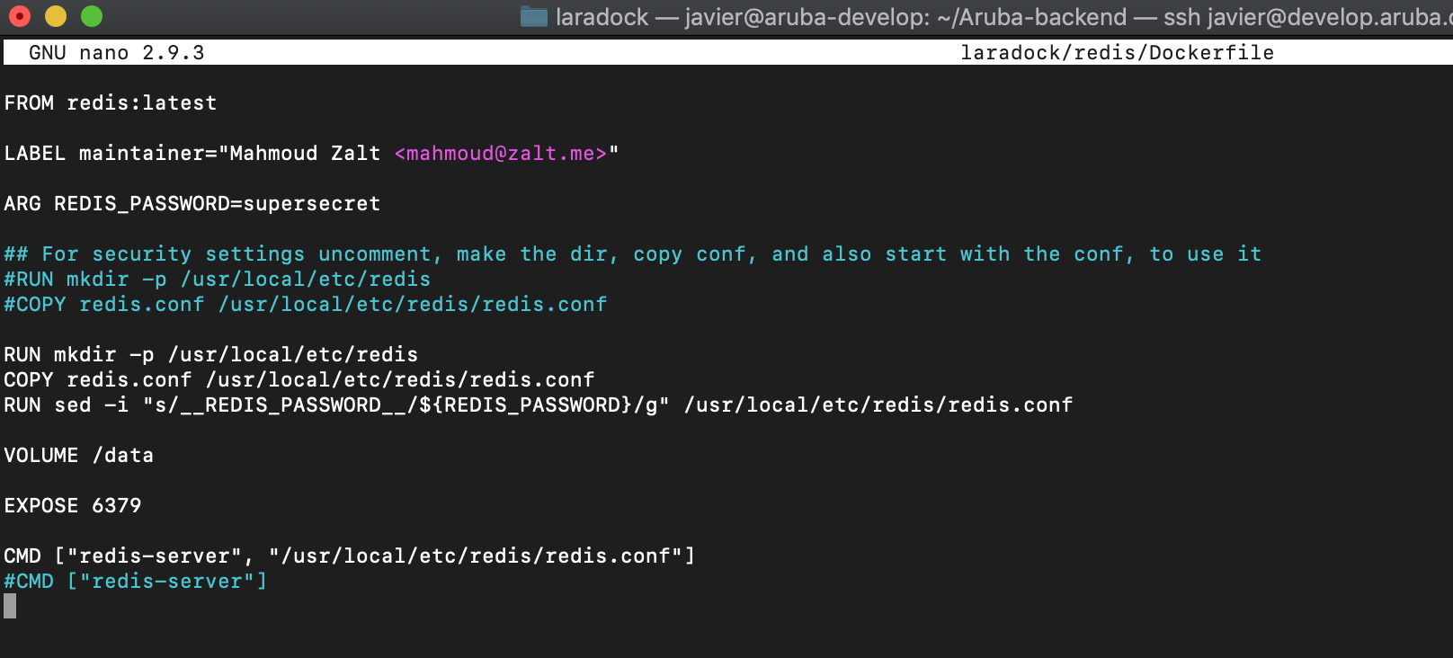 Docker Trojan Horse in Redis Container · Issue #2254 · laradock/laradock · GitHub
