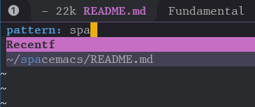 Helm M-x, Recent Files not fuzzy matching · Issue #13100 · syl20bnr/spacemacs · GitHub