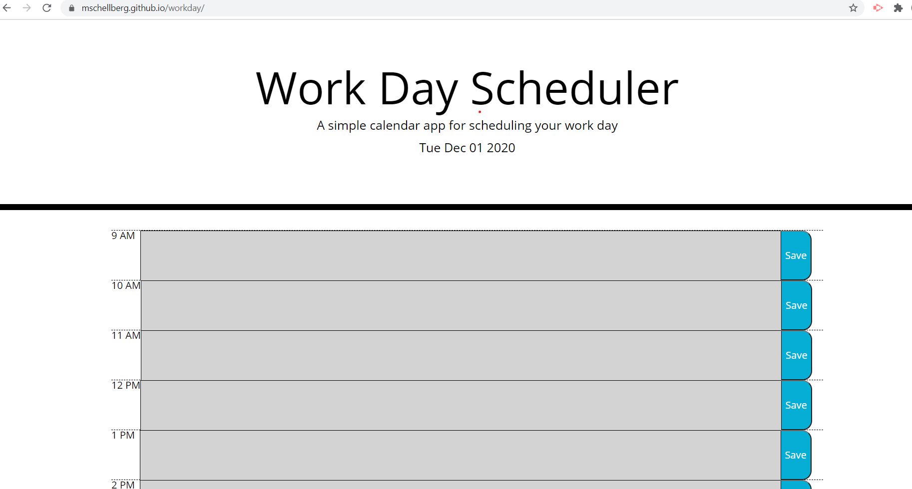 GitHub - mschellberg/workday