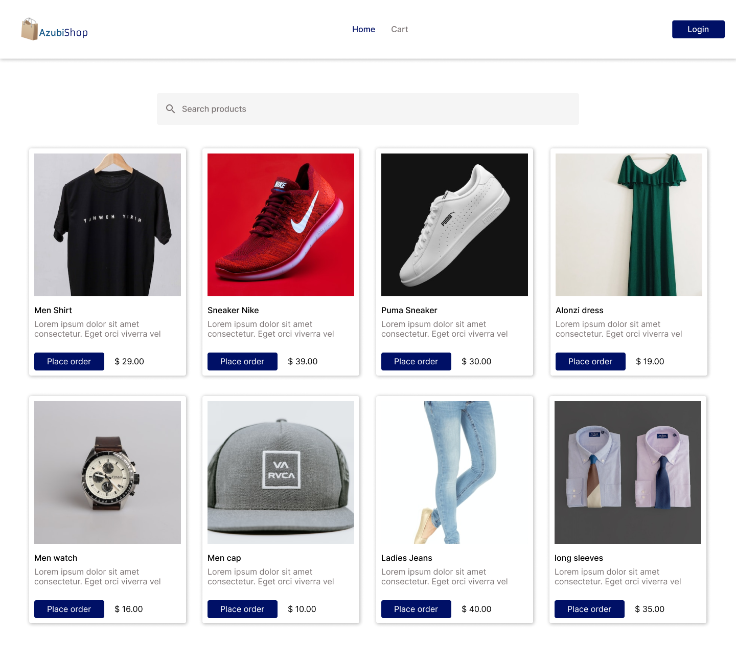 GitHub - Korankye-Gyan/miniE-commerce-App: TEAM SIERRA. AzubiShop is an ...