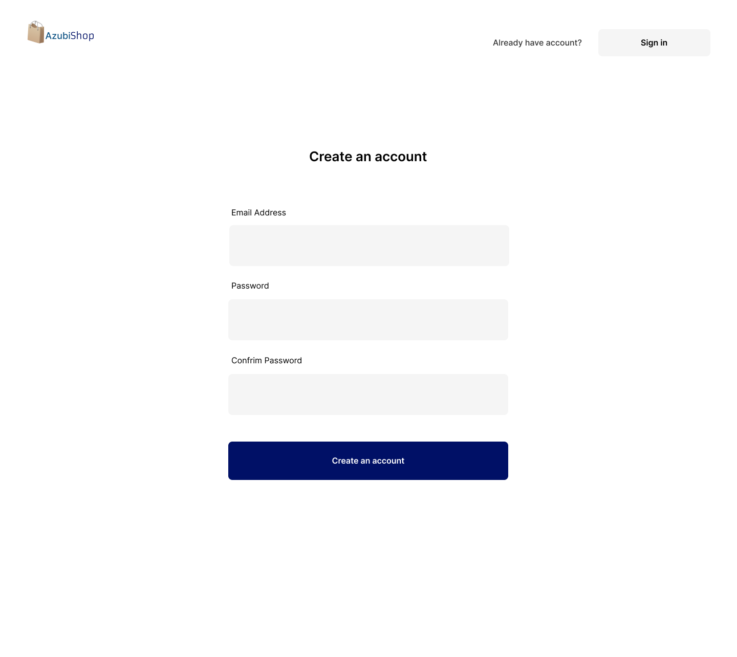 GitHub - Korankye-Gyan/miniE-commerce-App: TEAM SIERRA. AzubiShop is an ecommerce site that ...