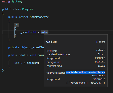 C# Language Grammar not recognizing value or default contextual keywords · Issue #4146 · dotnet ...