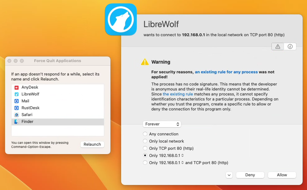 RustDesk cannot interact with Little Snitch network pop-up · Issue #5792 · rustdesk/rustdesk ...