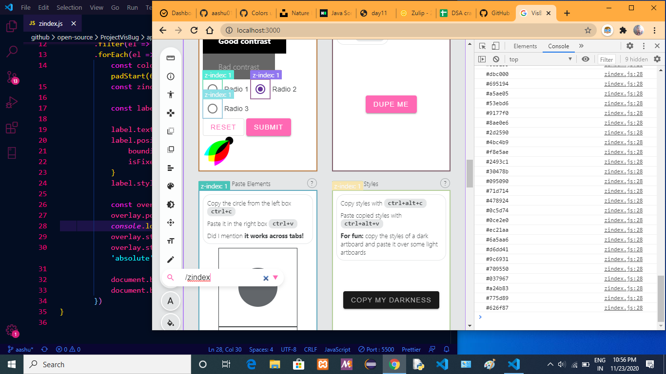 Colors used for highlighting web elements are inaccessible · Issue #423 · GoogleChromeLabs ...