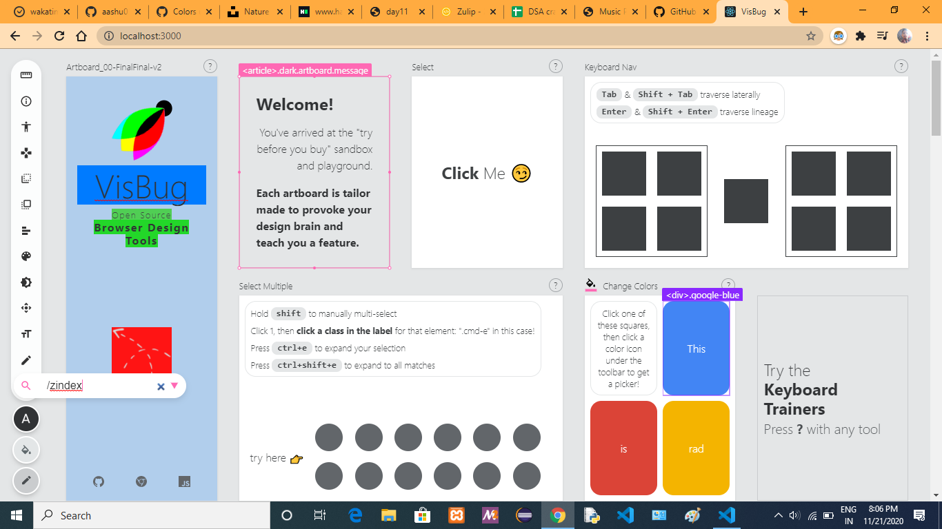 Colors used for highlighting web elements are inaccessible · Issue #423 · GoogleChromeLabs ...
