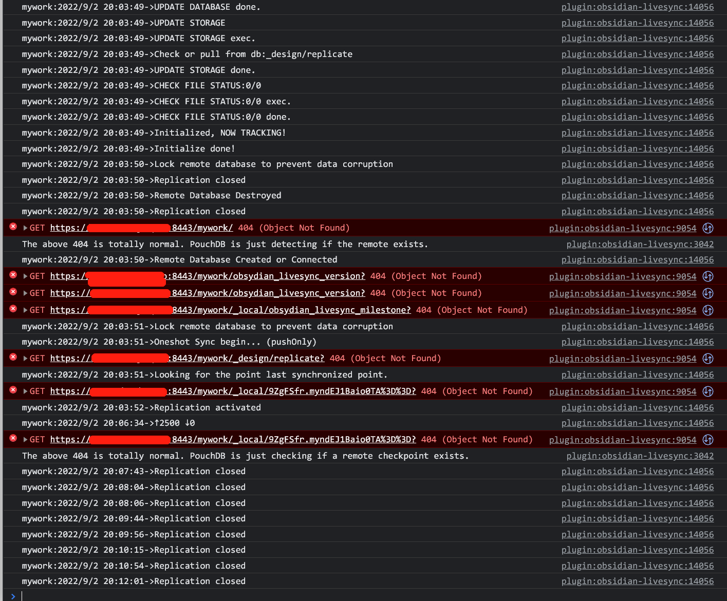 [RESYNC FAILED]could not replicate to remote couchdb(normal before) · Issue #107 · vrtmrz ...