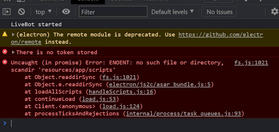 Loading bar gets stuck at Loading Scripts · Issue #120 · SebOuellette ...