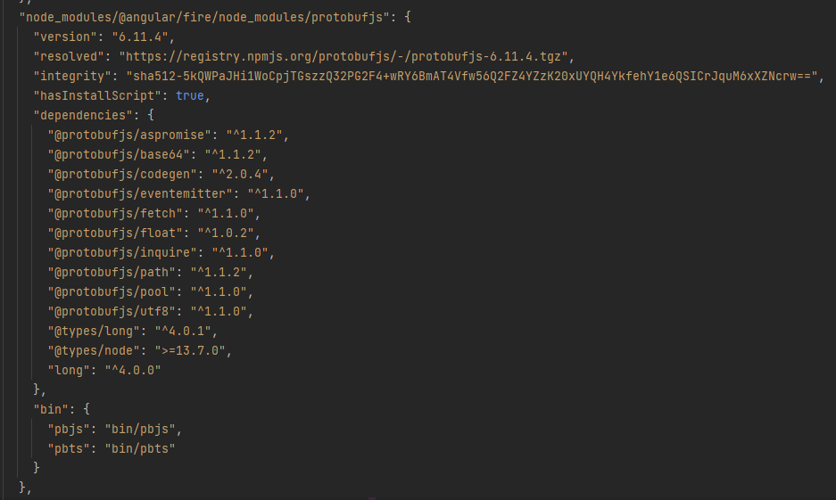 Angular Fire Has A Transitive Vulnerable Dependency To Protobufjs 6 11 · Issue 3438