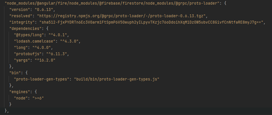 @angular/fire has a transitive vulnerable dependency to protobufjs 6.11.* · Issue #3438 ...