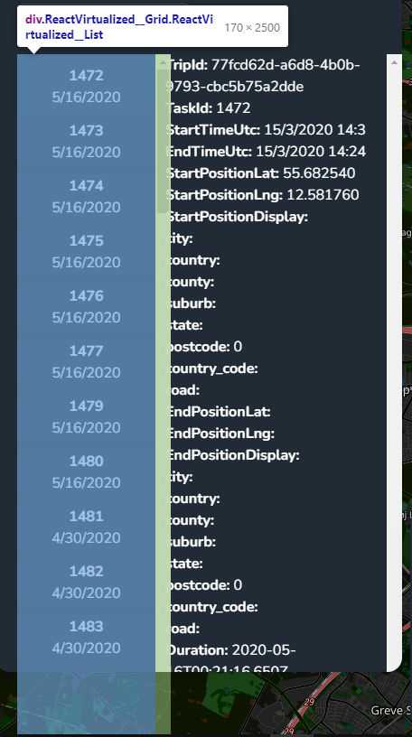 [BUG] - Overflow and formatting issues with the road measurements trip ...