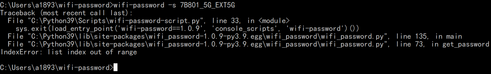 IndexError: list index out of range · Issue #42 · sdushantha/wifi ...