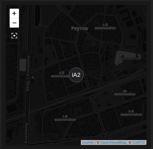 Map card, dark theme: icon's background doesn't follow "dark_mode ...