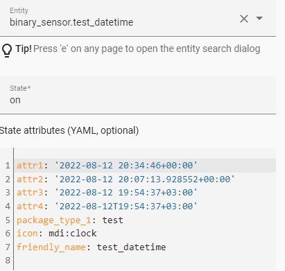 "timestamp" attributes become "not ISO 8601" · Issue #76692 · home ...