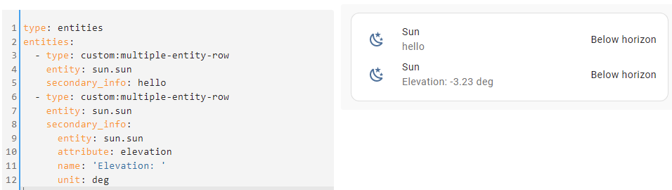 Add State as valid Secondary_Info option · Issue #273 · benct/lovelace-multiple-entity-row · GitHub