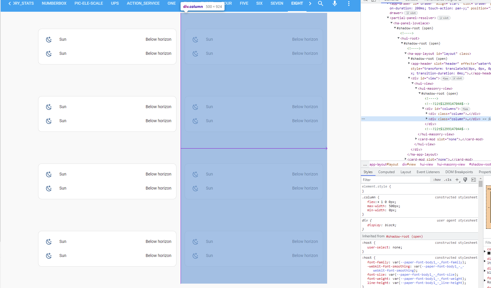 Themes: Vertical-stack-card of dashboard behaving differently than the rest · Issue #235 ...
