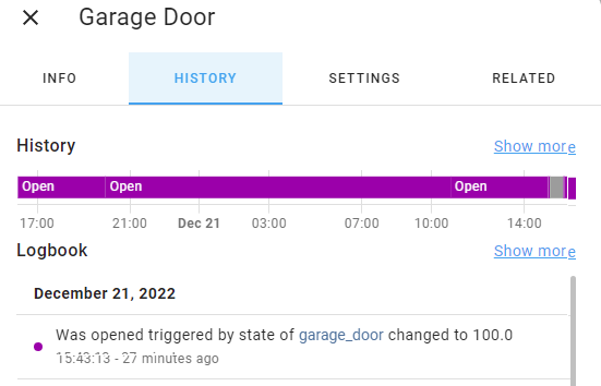 History should honor `binary_sensor` device class for human readable ...