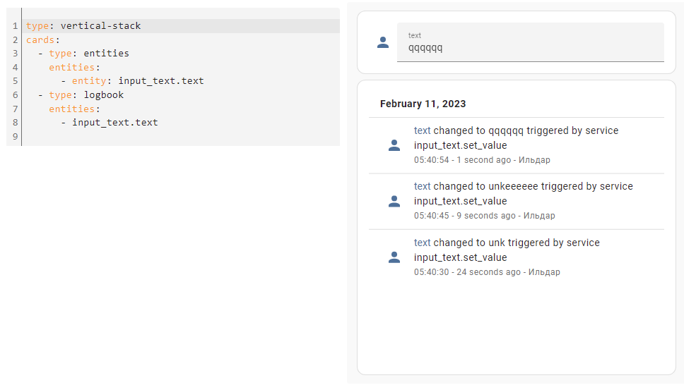 Logbook/logbook card is showing the wrong icon of an input helper · Issue #15418 · home ...
