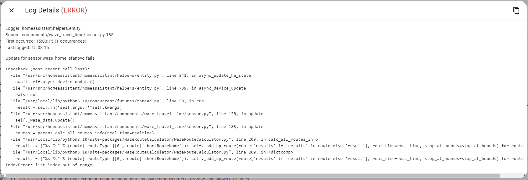 Popup in the Log has unneeded scrollbars · Issue #14583 · home-assistant/frontend · GitHub