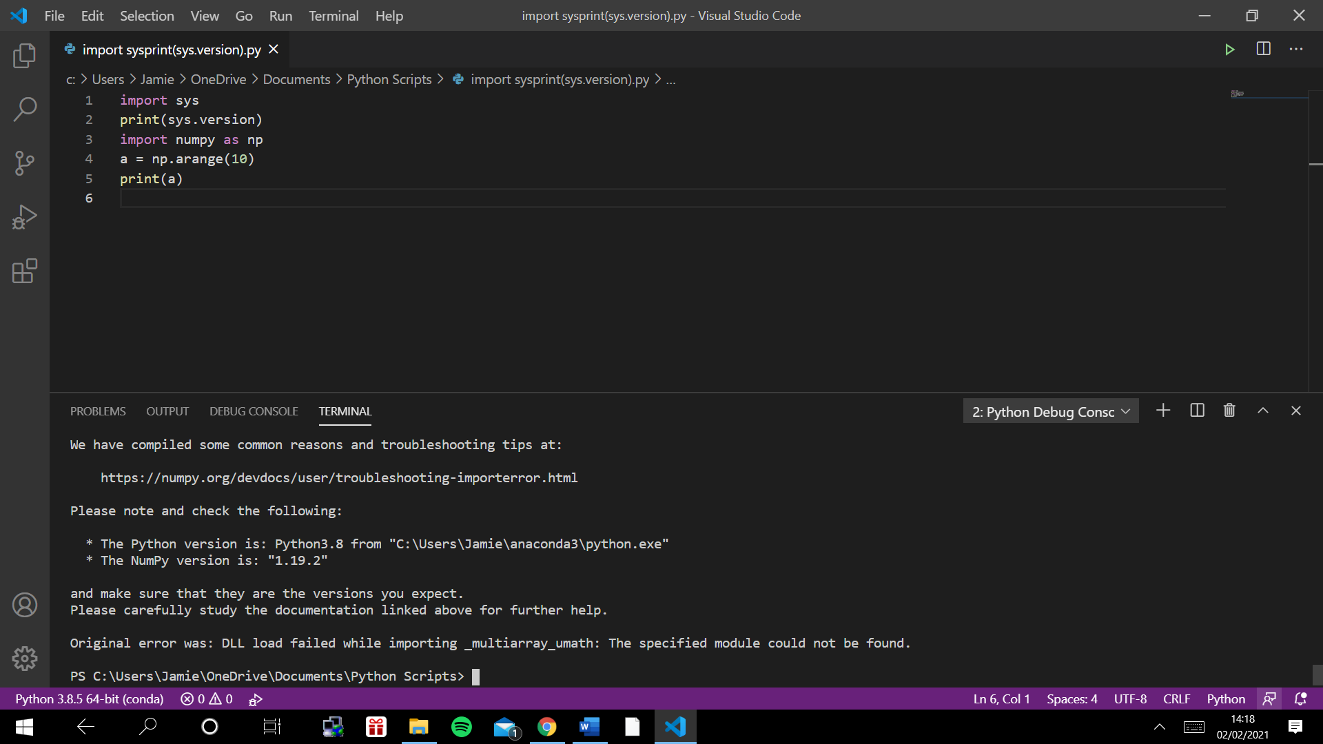 Visual Studio Code Getting Anaconda Working Issue 115610 Microsoft