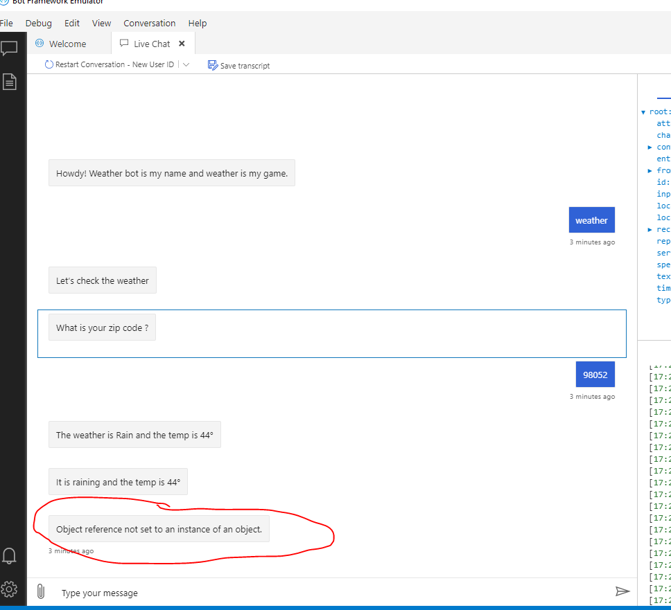 Object reference not set to an instance of an object on OAuth login · Issue #3631 · microsoft ...