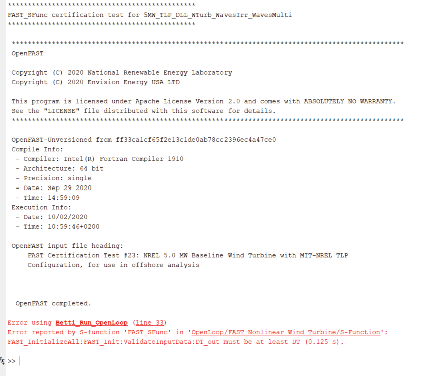Change timestep DT error · Issue #551 · OpenFAST/openfast · GitHub