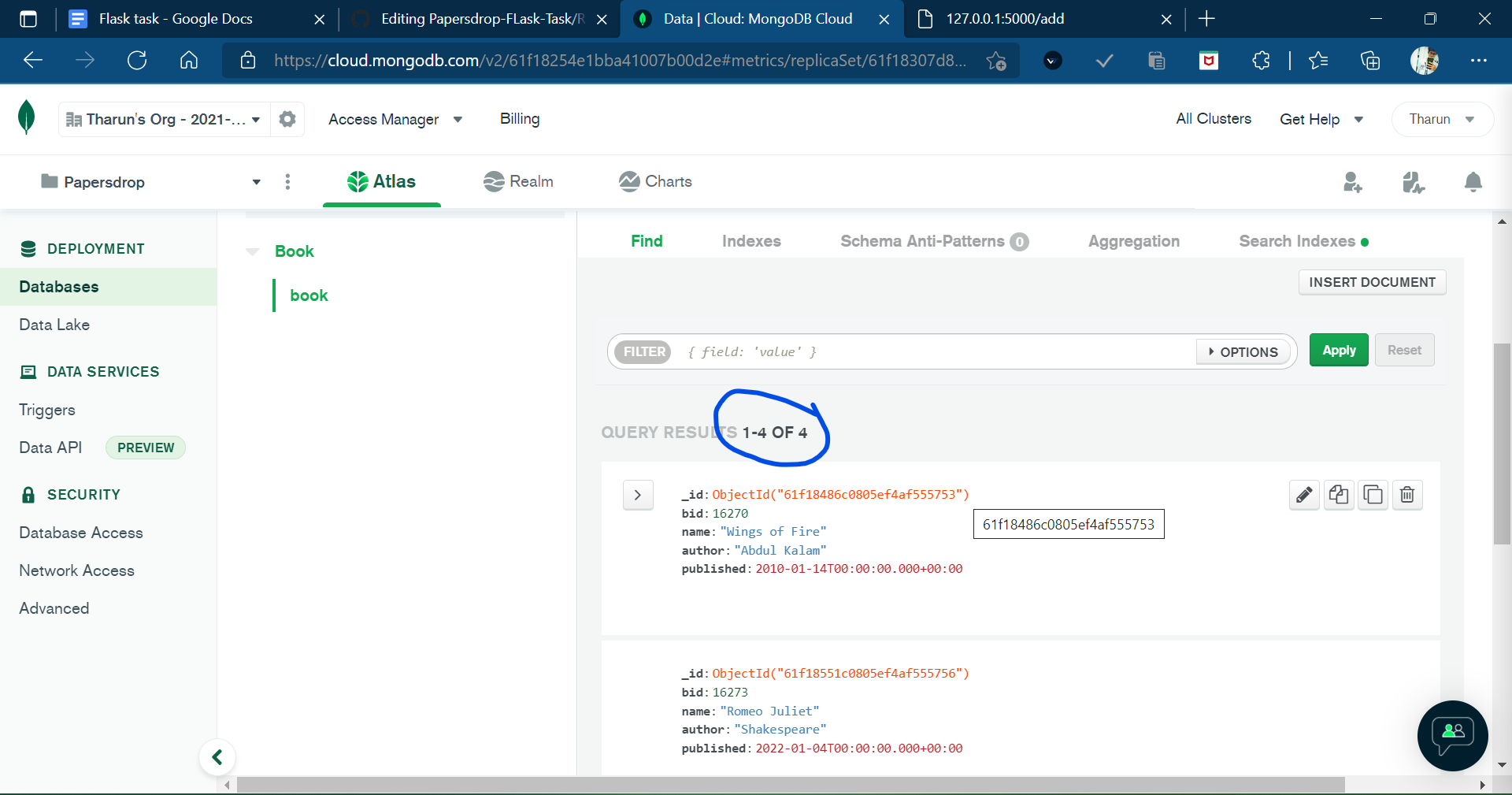 GitHub - Tharun-PS/Papersdrop-FLask-Task: 1st round selection for papersdrop internship