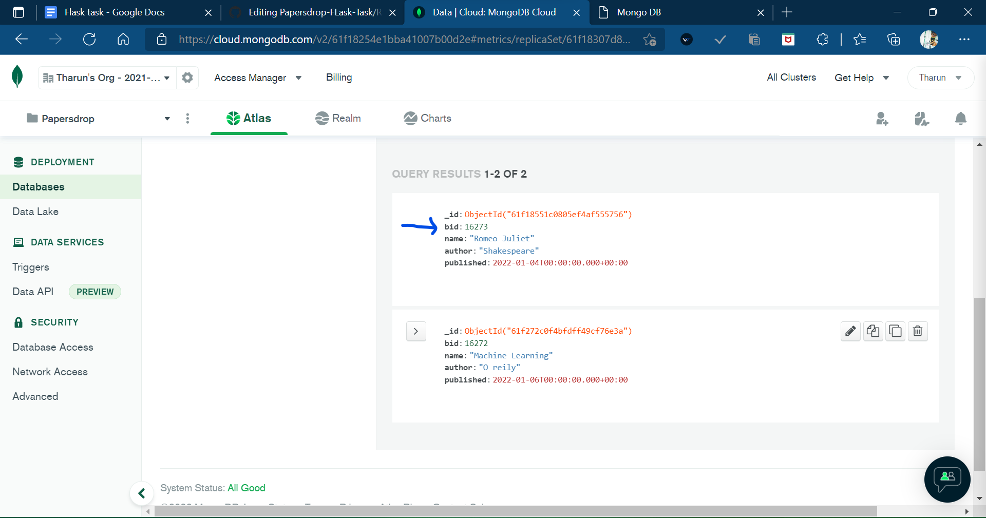 GitHub - Tharun-PS/Papersdrop-FLask-Task: 1st round selection for papersdrop internship