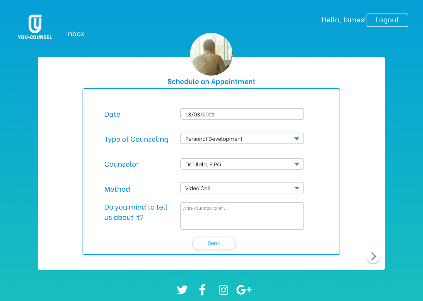 [S2 - PBI8] Pengembangan fitur penjadwalan konseling · Issue #9 · SI-RPL-2021/SI4201-You_Counsel ...