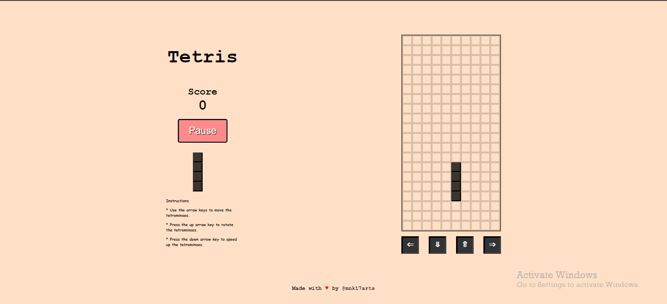 GitHub - mnk17arts/tetris: A free online tetris game